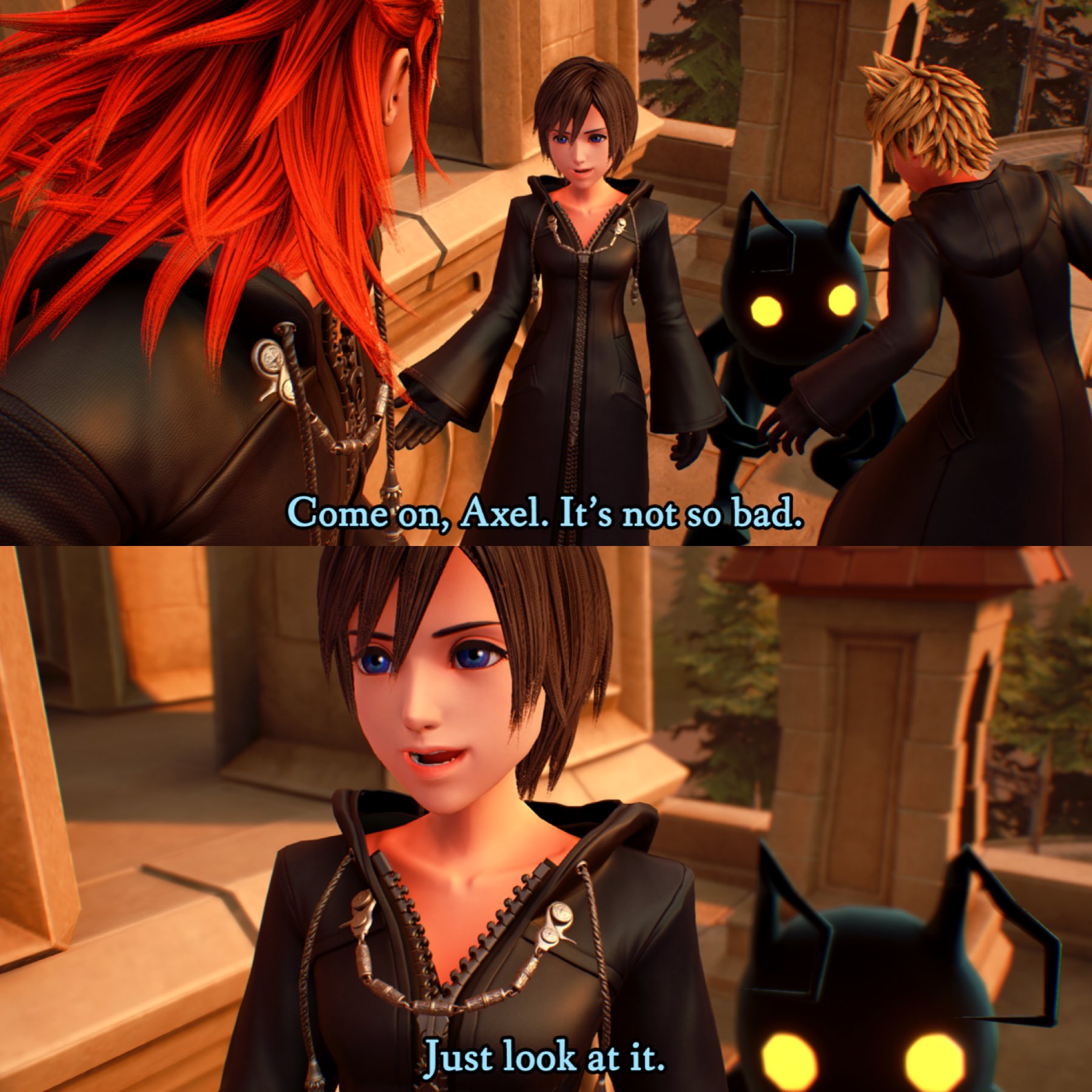 Kingdom Hearts Roxas And Axel And Xion