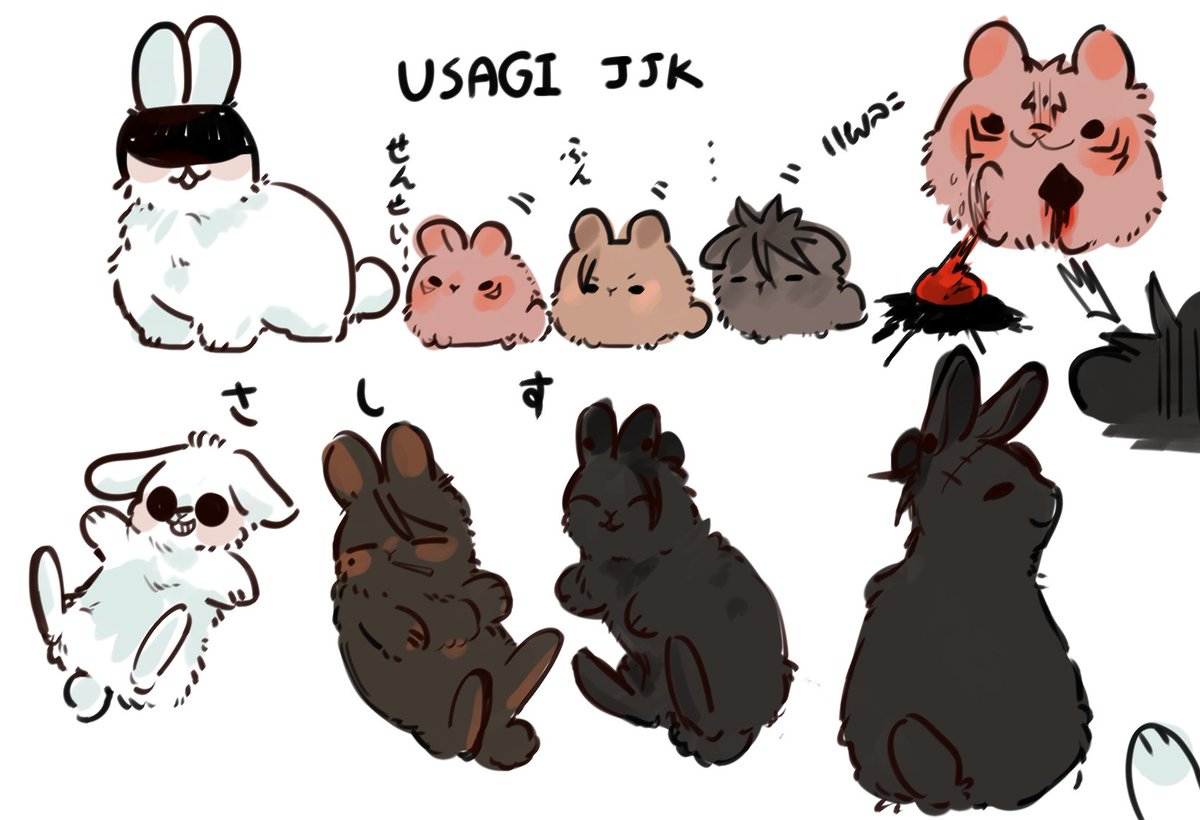 「JJK * Rabbit 🐰💕 」ミリンの漫画