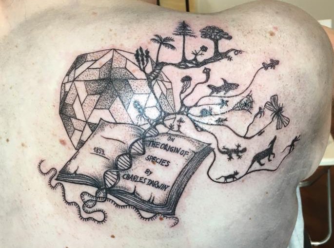 Evolution Tree Tattoo