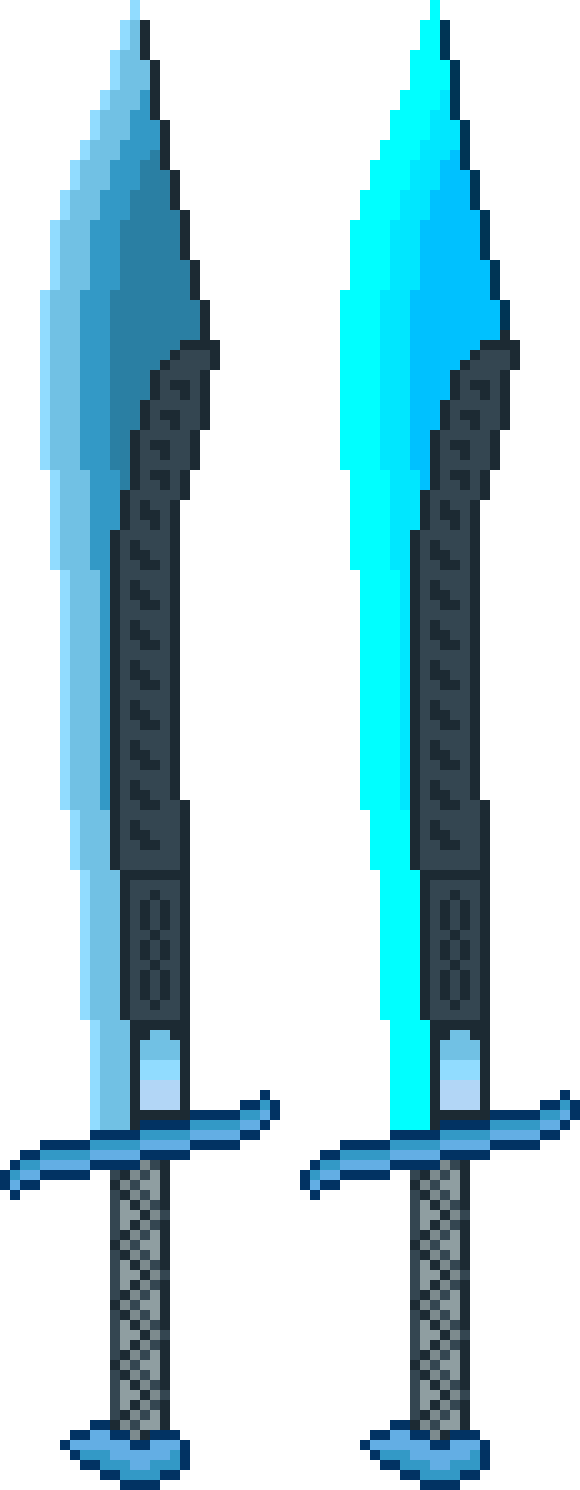 Minecraft Diamond Sword Transparent Left