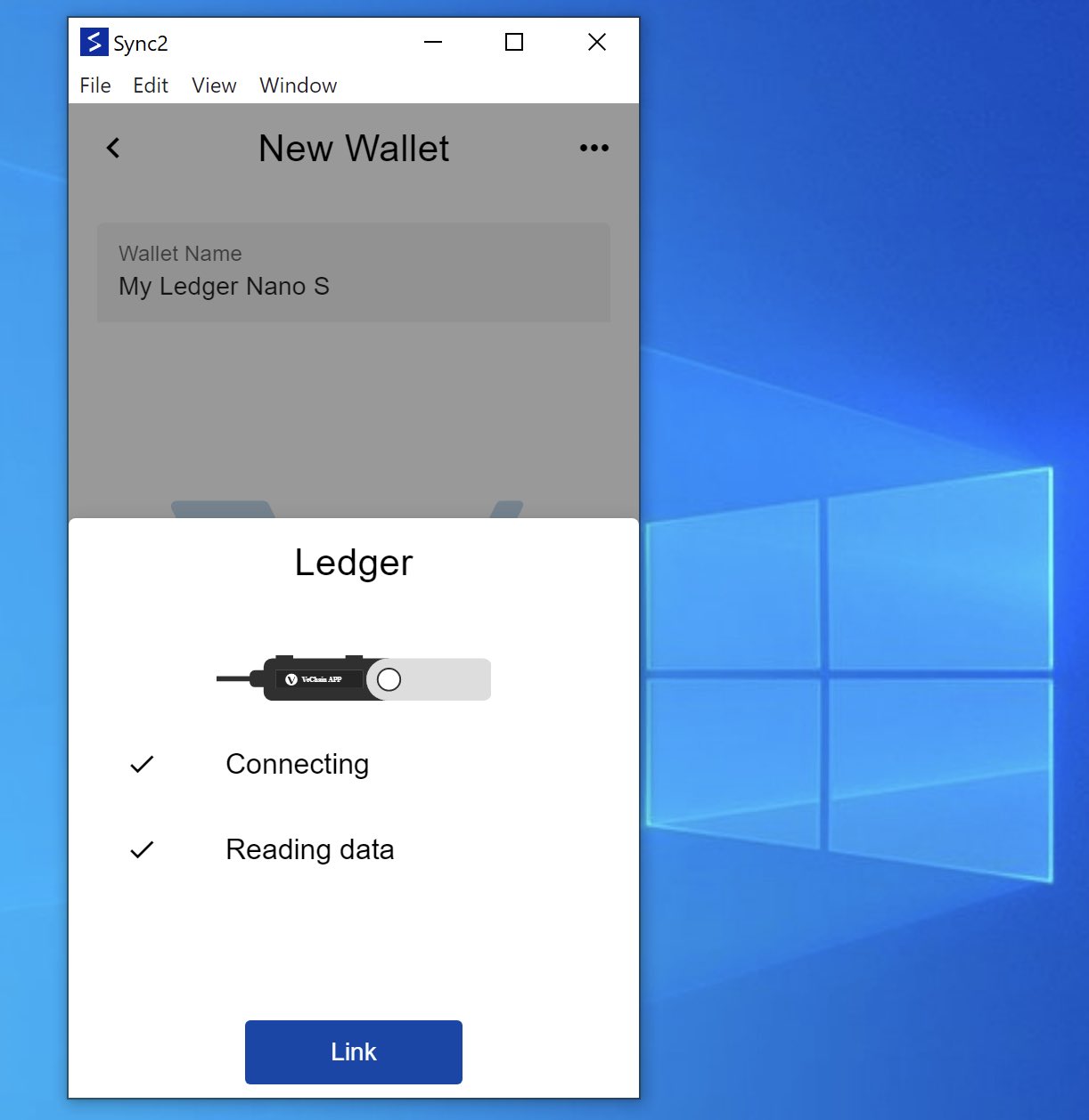 Bin on Twitter: "VeChain Sync2 v2.0.1-preview is released with support of @Ledger Nano S/X ...