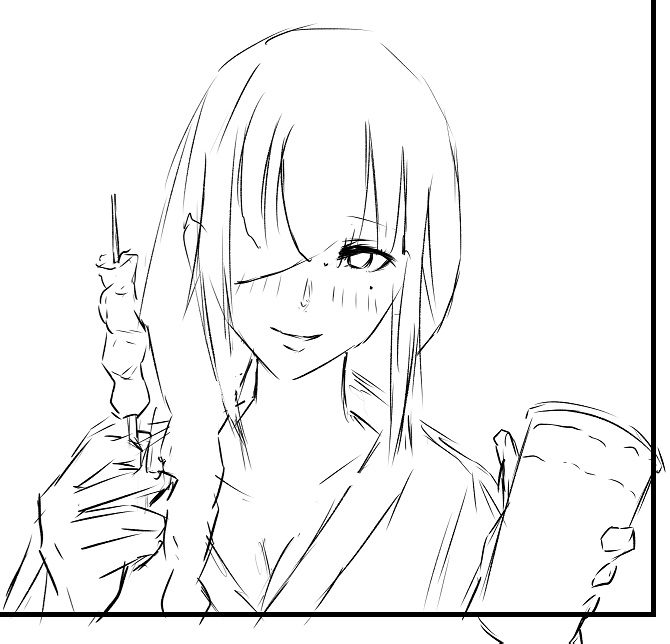 少女前線「相変わらずいいオチが思いつかないけど取り敢えず描き始めて1ページ目の下書き終わり」秀真🕹️👾🍎🍖の漫画