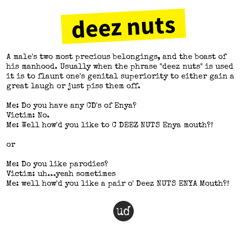 Deez Nuts Urban Dictionary What Does "Ligma" Mean? The Viral Internet