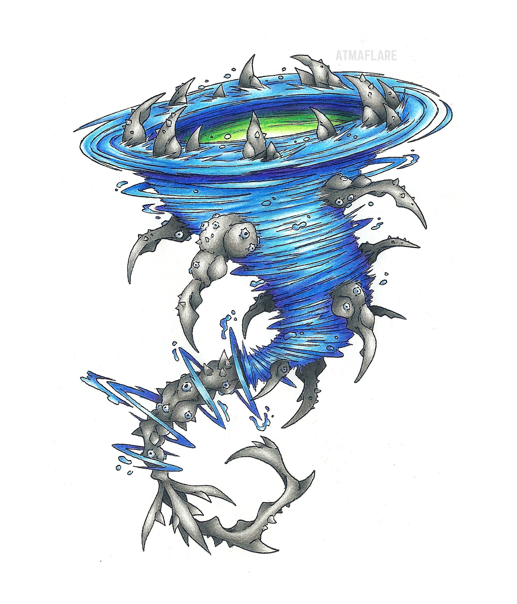 Scylla Greek Mythology Drawing