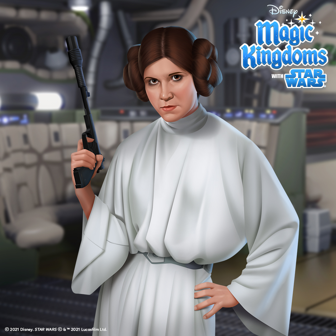 Princess Leia Disney Cartoon