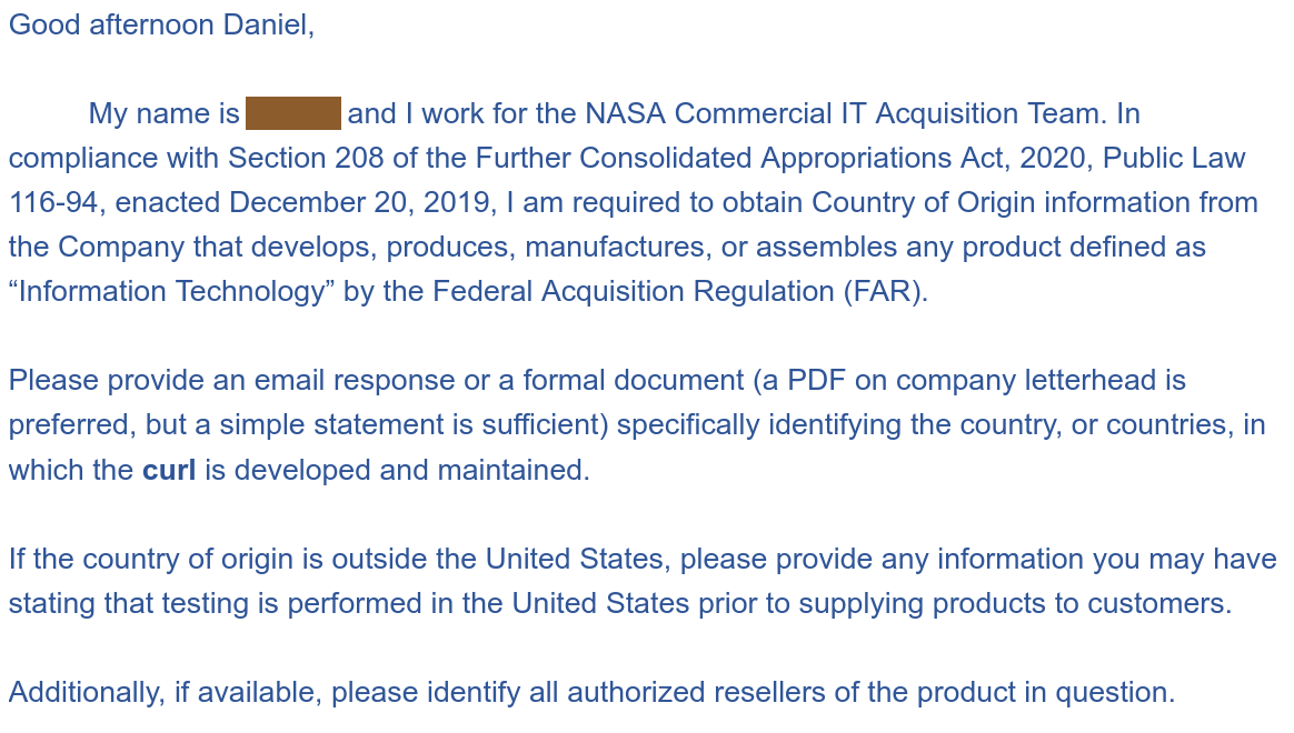 Nasa Official Letterhead