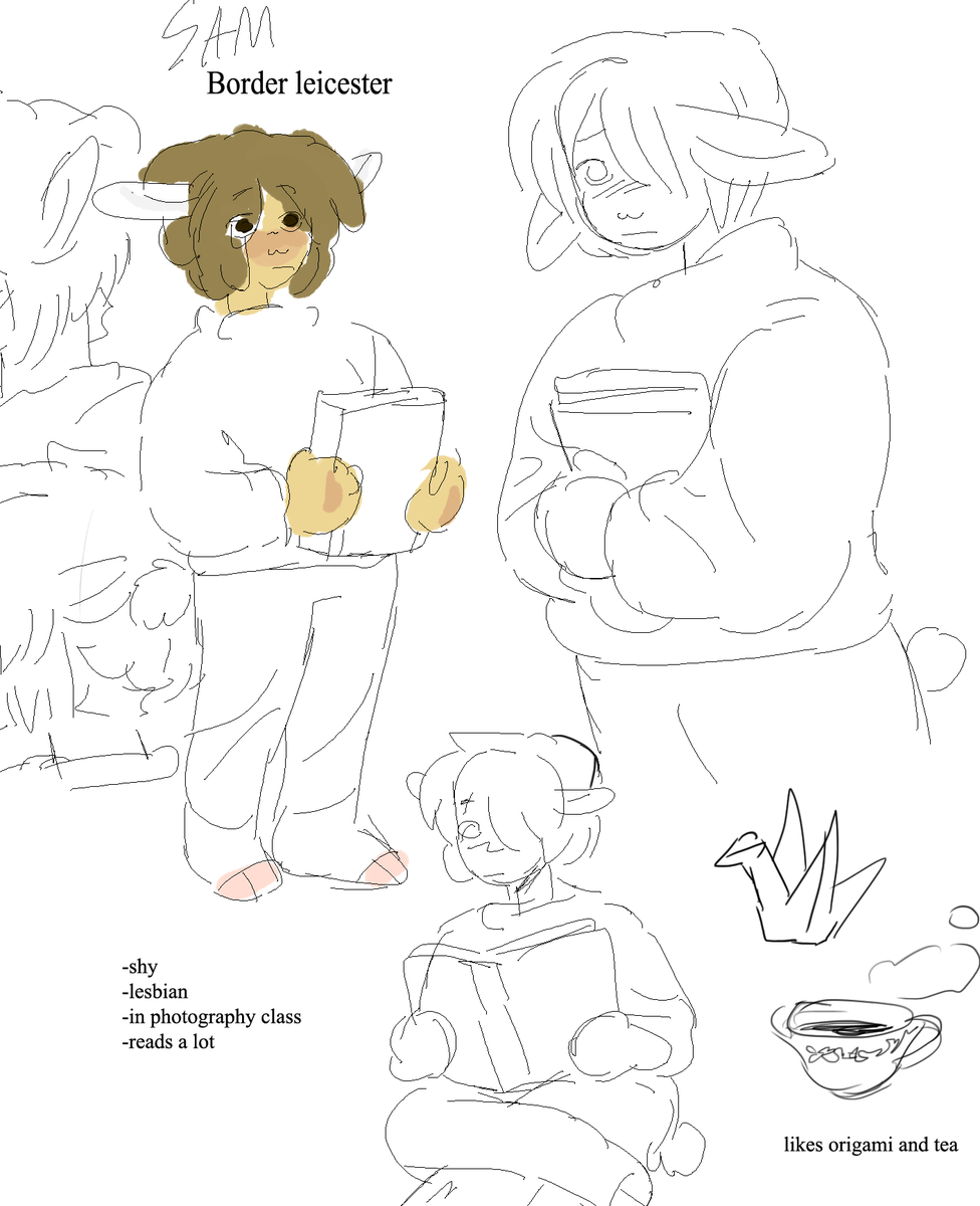 「Satyr doodles 」Hooved peets 🐑🐐🐄の漫画