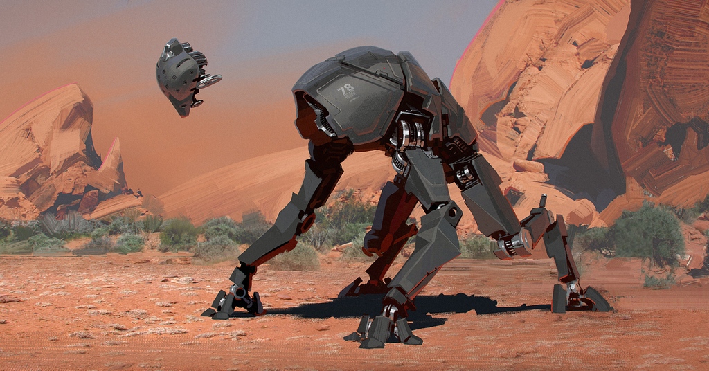 Red Planet Movie Robot