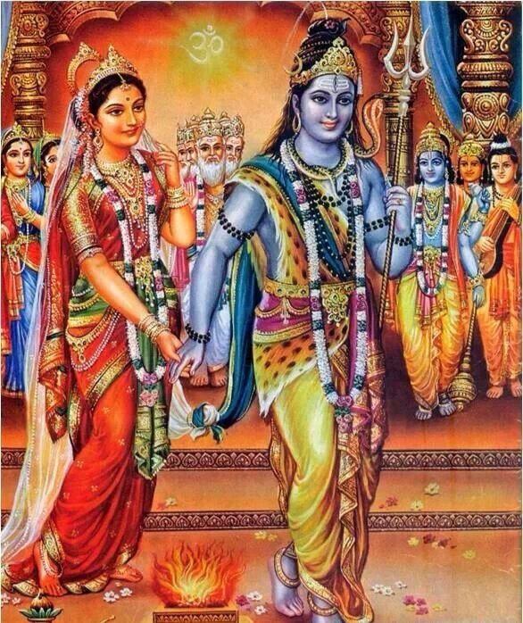 Shiva And Parvati Marriage