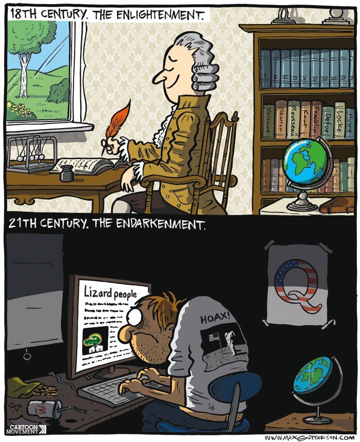 Enlightenment Political Cartoon