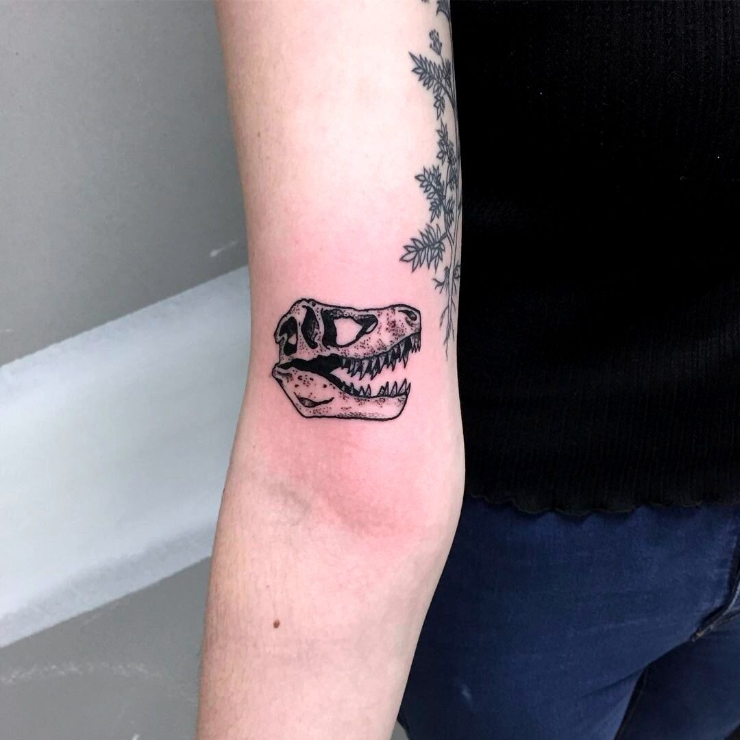 Dinosaur Fossil Tattoo