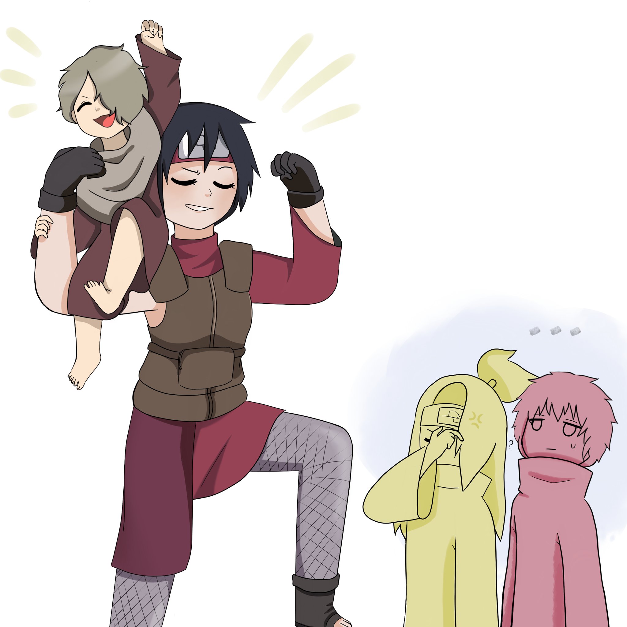 Naruto Kurotsuchi And Deidara