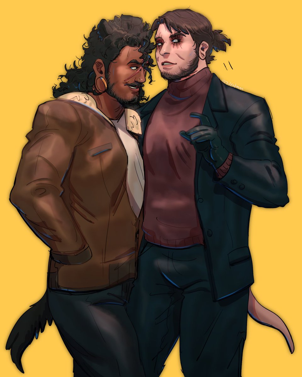 「Seweryn an Leo cos I like them 」|wagoogus 🦭のイラスト