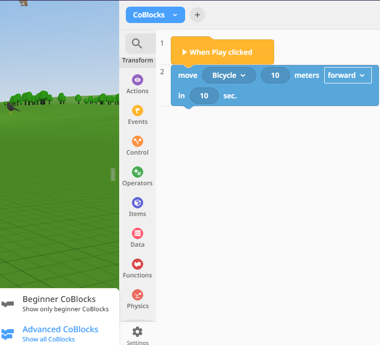 TILT HRCE on Twitter: "Day 8 of #30DaysofCoSpacesEdu. Did you know you can code within @CoSpaces ...