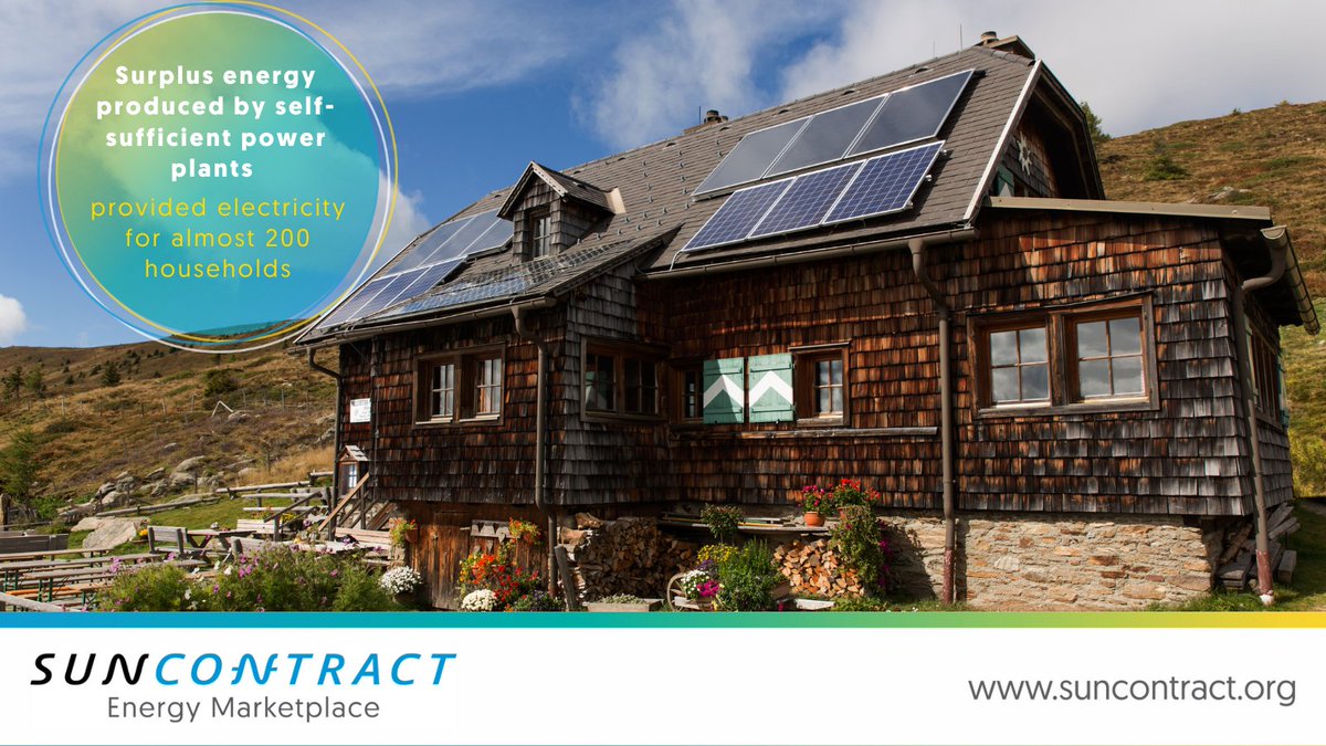 Surplus energy produced by self-sufficient powe plants provided ...