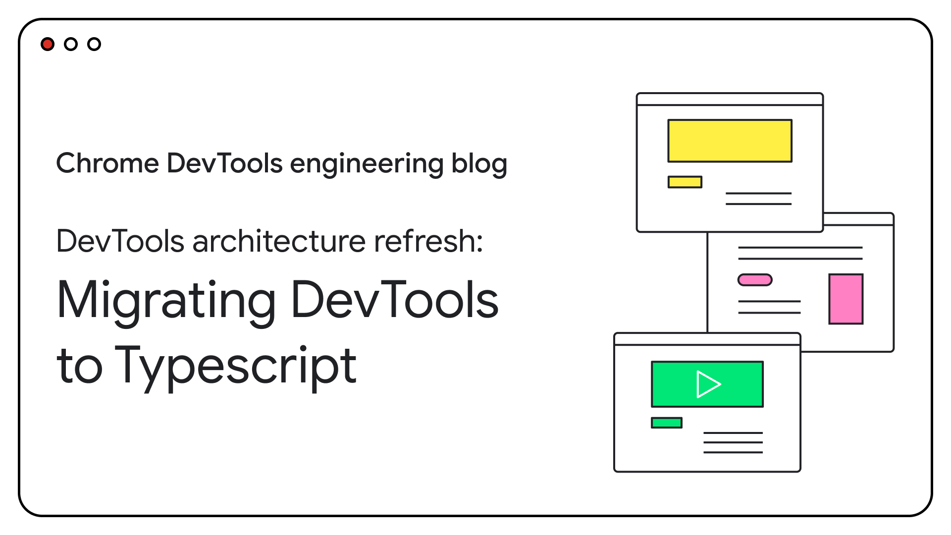 Chrome DevTools on Twitter: "How we migrated @ChromeDevTools (150k lines of code) to TypeScript ...
