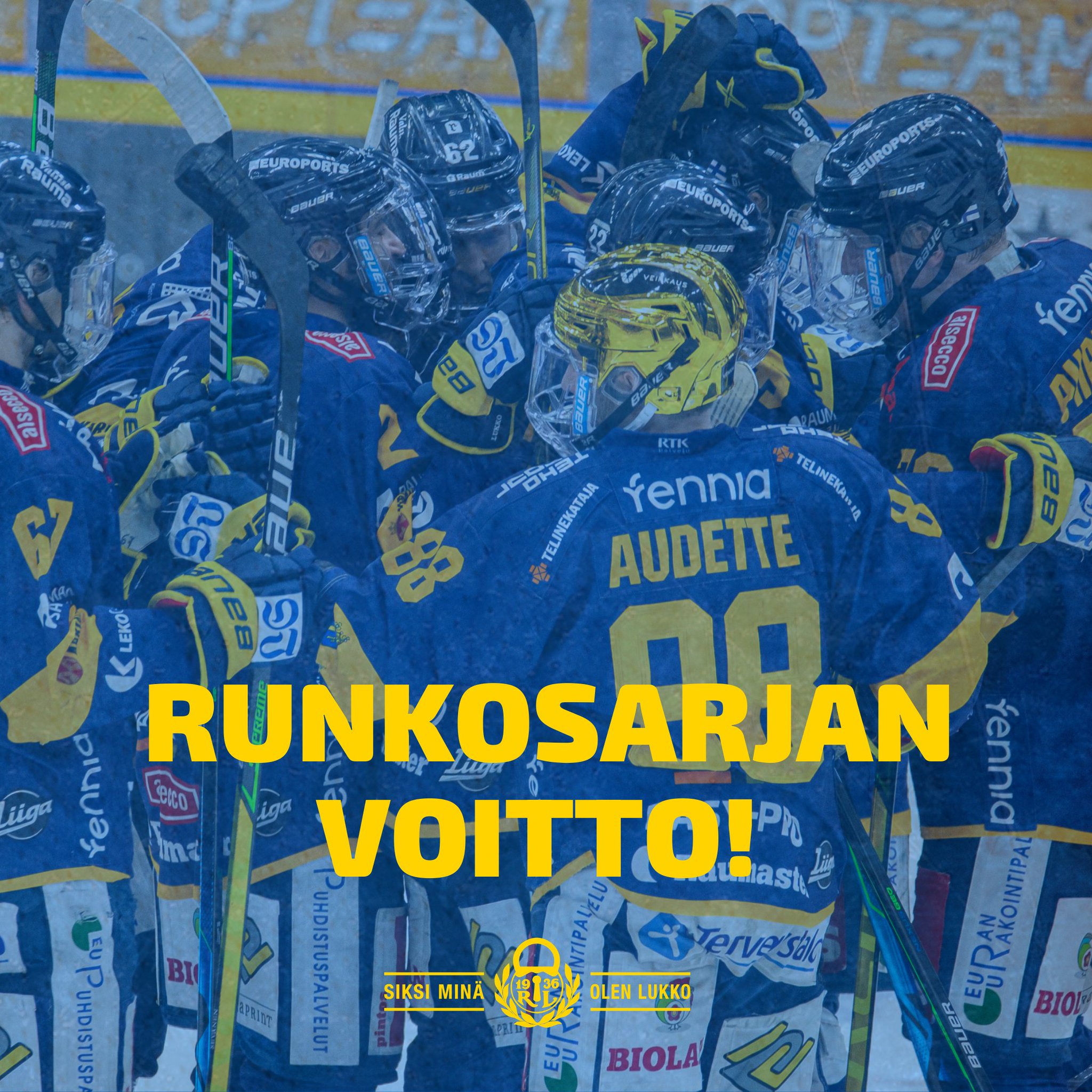 Rauman Lukko on Twitter: "Tämä oli historiallinen ilta 💙💛 #JokaPäivä #Lukko #Liiga https://t.co ...