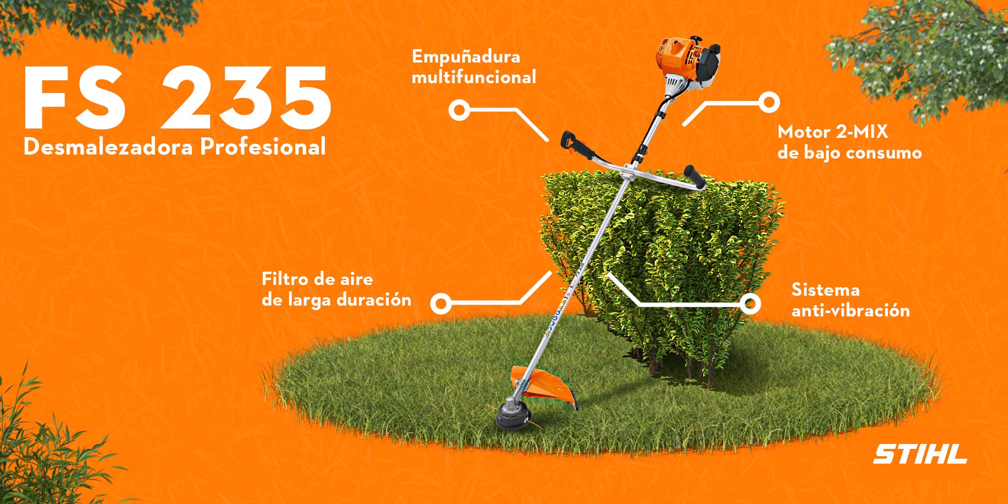 Desbrozadora FS235 STIHL Robusta Y Potente, La FS 235 Es, 55% OFF
