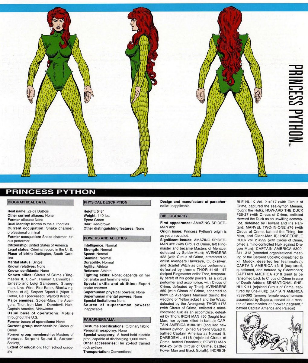 Princess Python Marvel