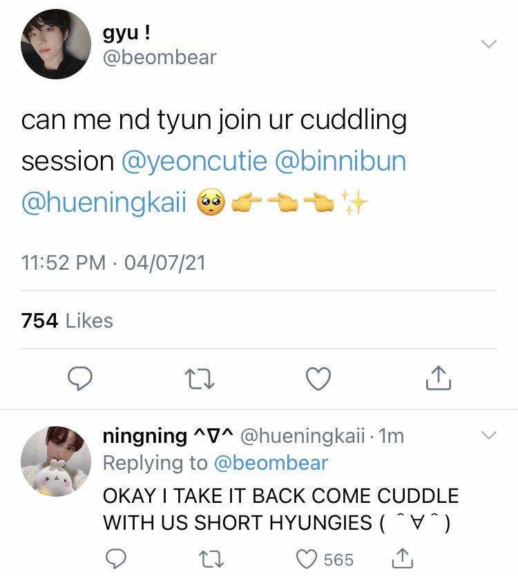 ⁷ 📌 taegyu au ! on Twitter: "» 391 « short hyungies… "