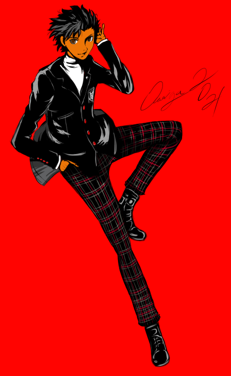 Some oc art I made! : r/Persona5