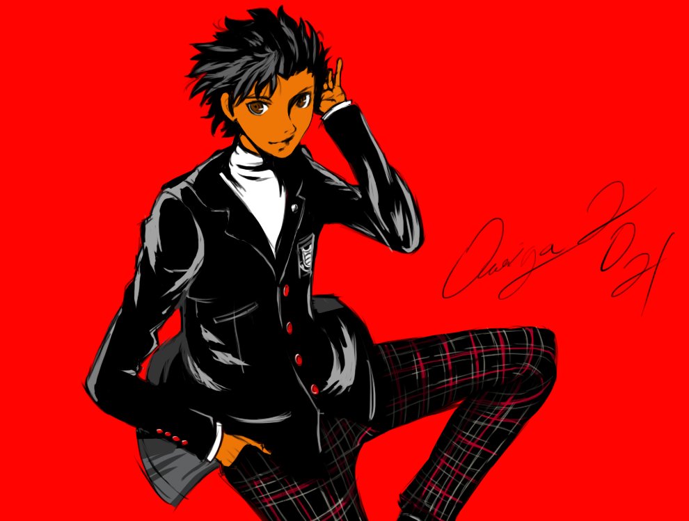 Some oc art I made! : r/Persona5