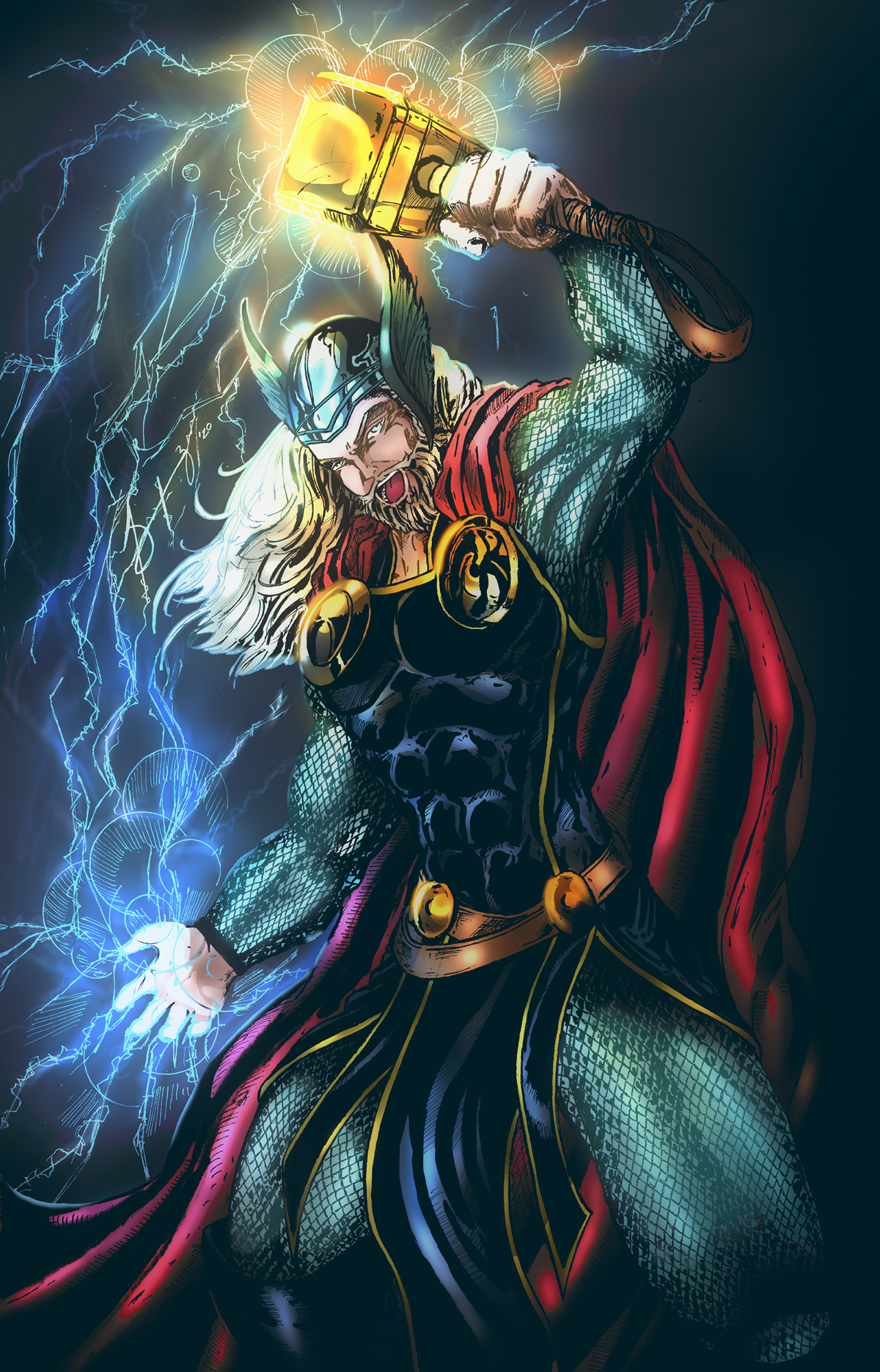 Top 162+ Rune king thor wallpaper - Snkrsvalue.com