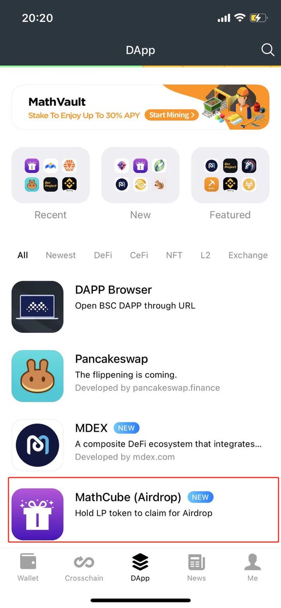 MathWallet on Twitter: "For app users, join through the MathCube dapp…
