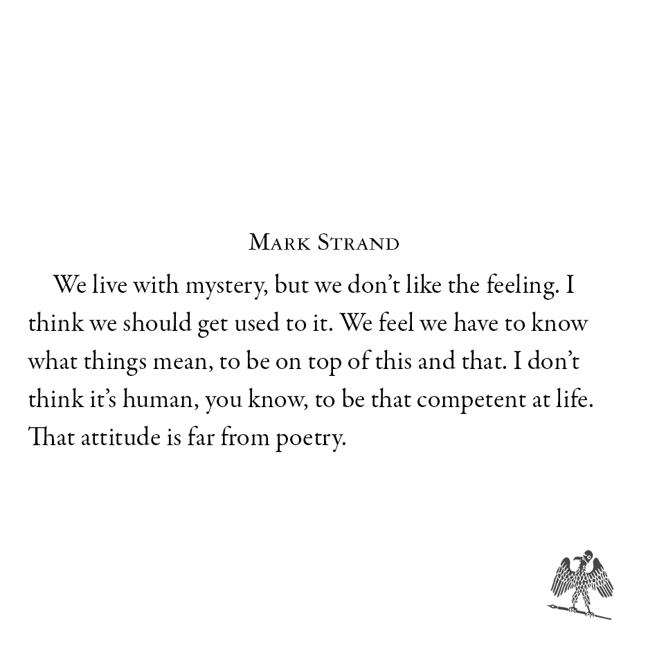 Mark Strand Quotes Arie Sonneveld On X: "Mark Strand Hier Als Klein