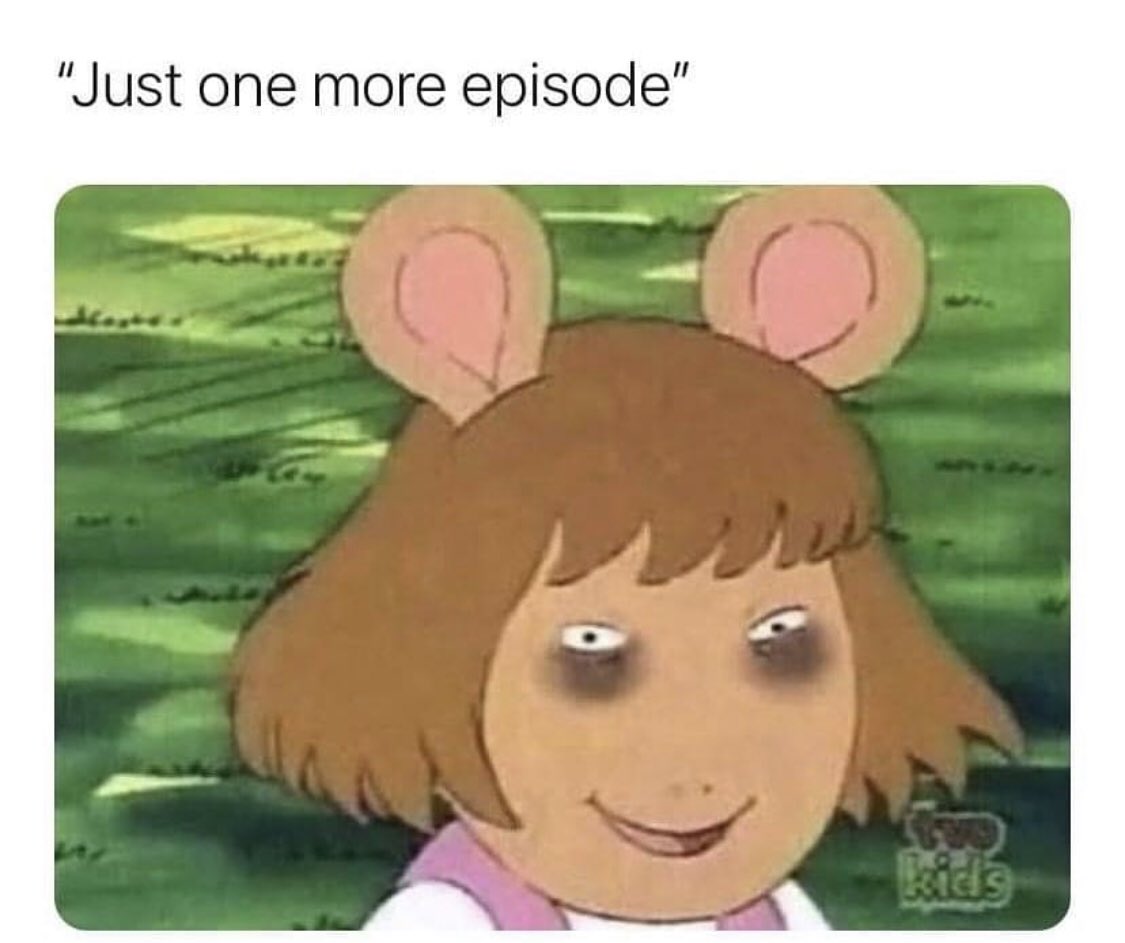 Tired College Student Meme