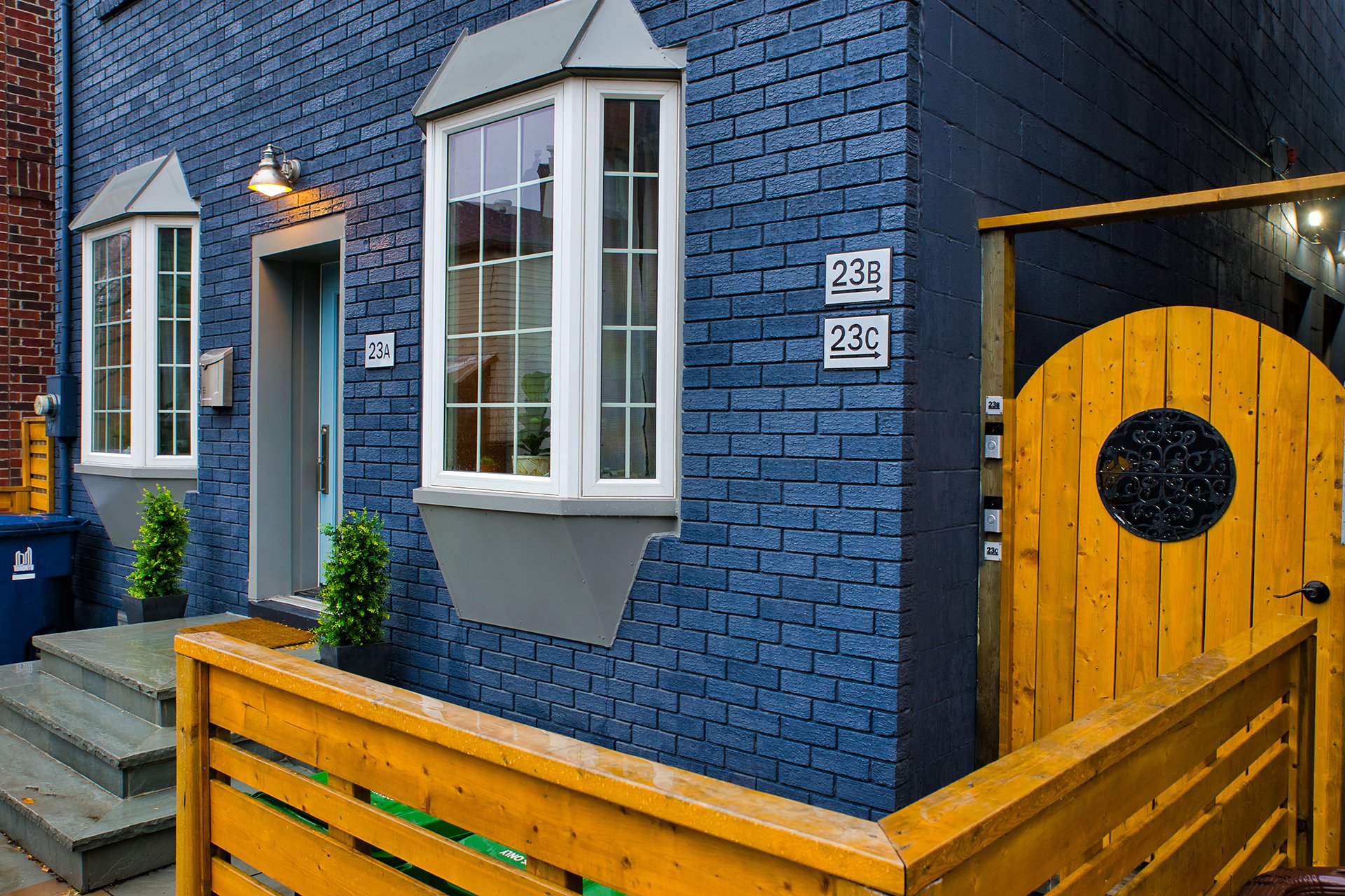 Navy Blue Painted Brick Exterior Exterior Blue Paint Colors Sales