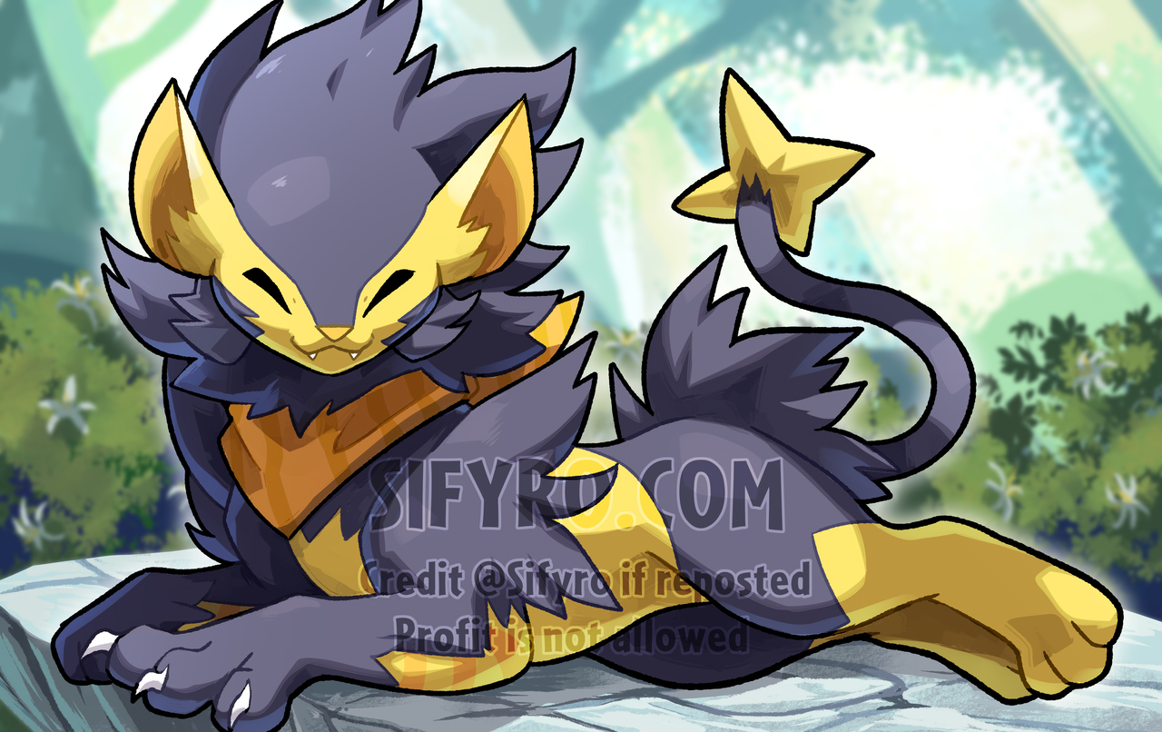 Luxray Fanart | atelier-yuwa.ciao.jp
