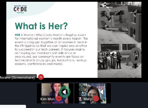 Women Who Code MNL on Twitter: "Throwback HER letters alay lakad 😂 #WomenWhoCode #Her4Point0 # ...