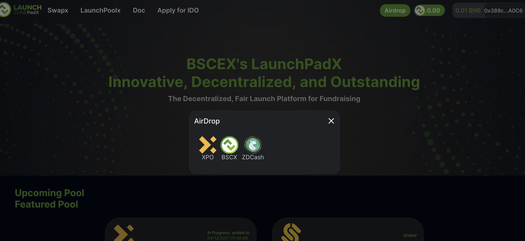 Xpool on Twitter: "We have sent $XPO for Airdrop reward to LaunchZone team. Transaction hash ...