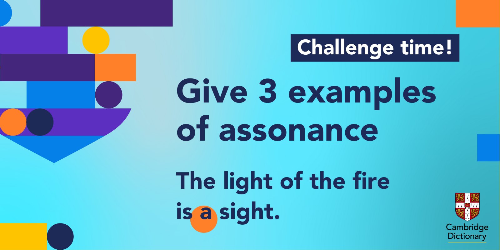 Examples Of Assonance