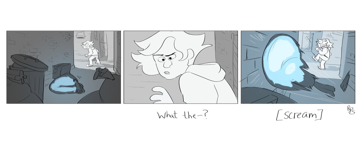 「My post-canon Jon having completely white hair has so much p」Reidの漫画