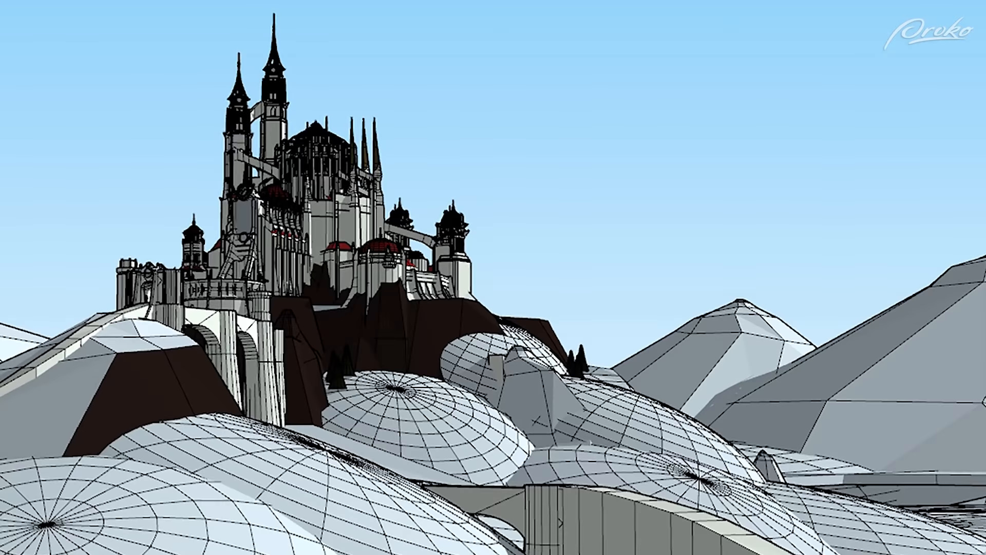 Castlevania Castle Concept Art