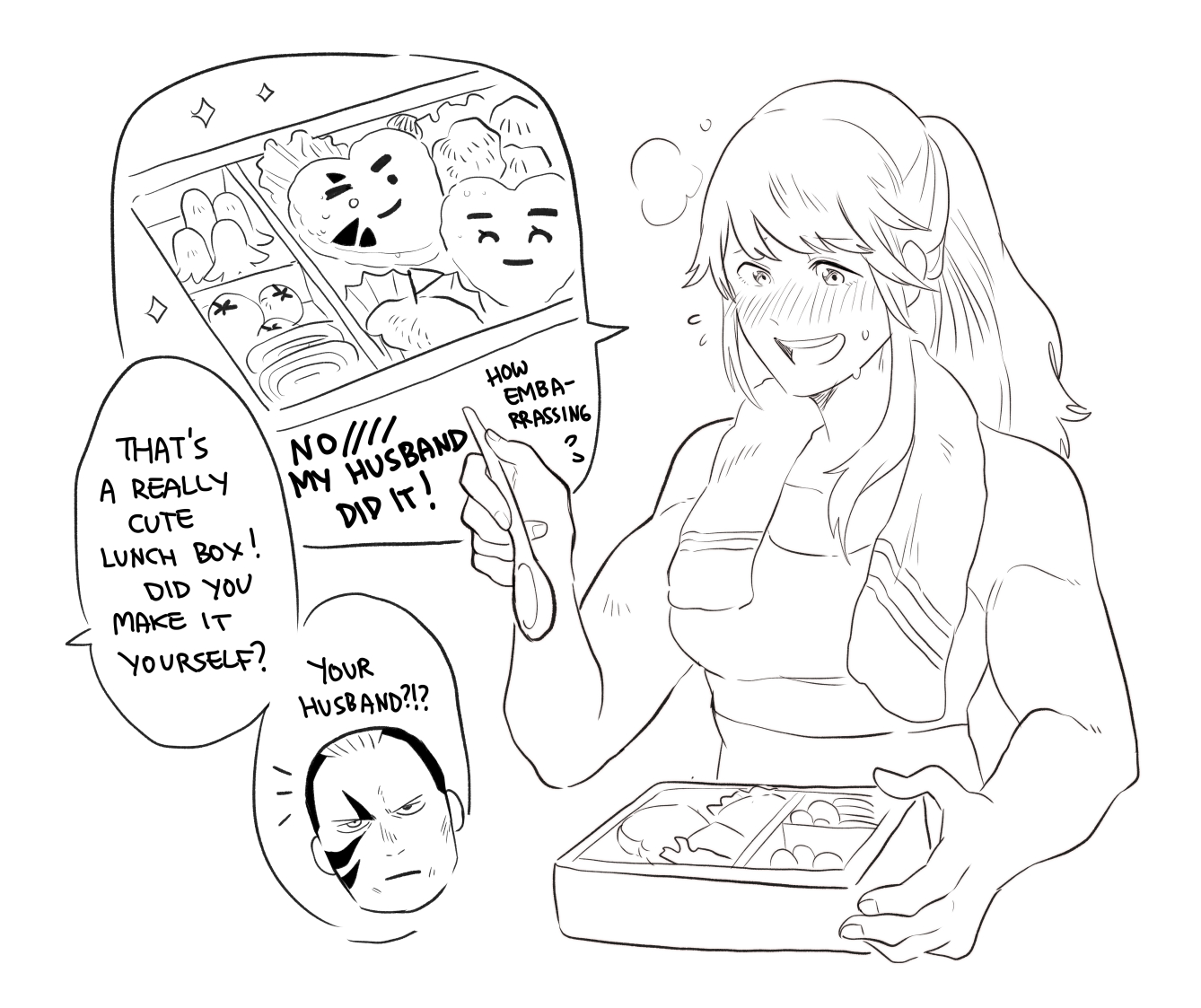 Sei 🪓🐻 @ UCoB 🌽🐊 on Twitter: "Highlander-kun make cute lunch boxes.... 🥺🥺🥺 https://t.co ...