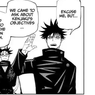 「megumi raising his hand to interrupt reminded me of when nao」JUJUTSU ...