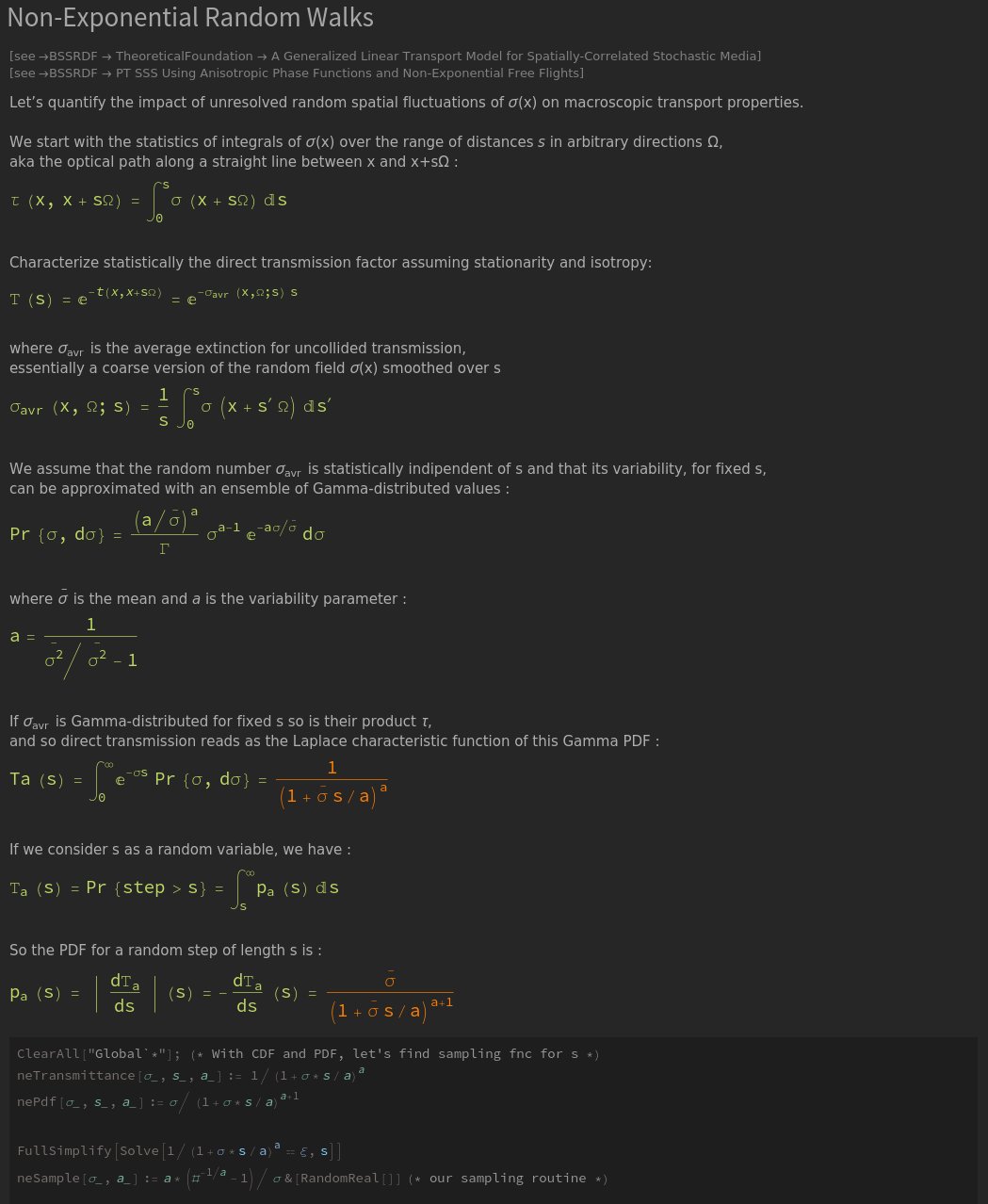 Maximilian Tarpini on Twitter: "Non-Exponential Random Walks. For SSS they are great to sim ...