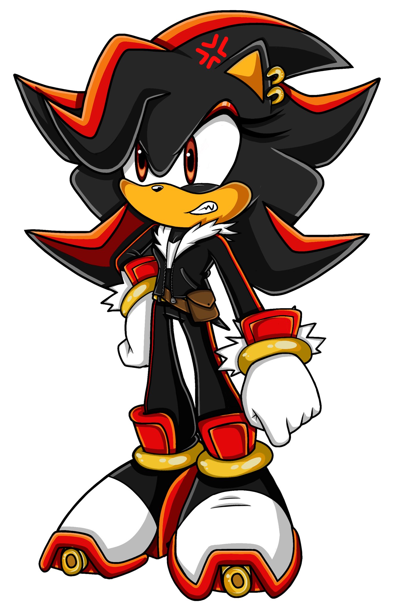 Shadow The Hedgehog Angry