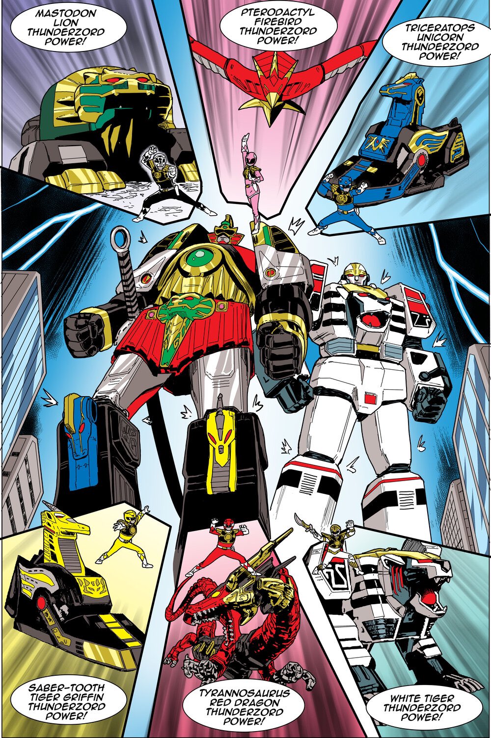 Tyrannosaurus Red Dragon Thunderzord Power