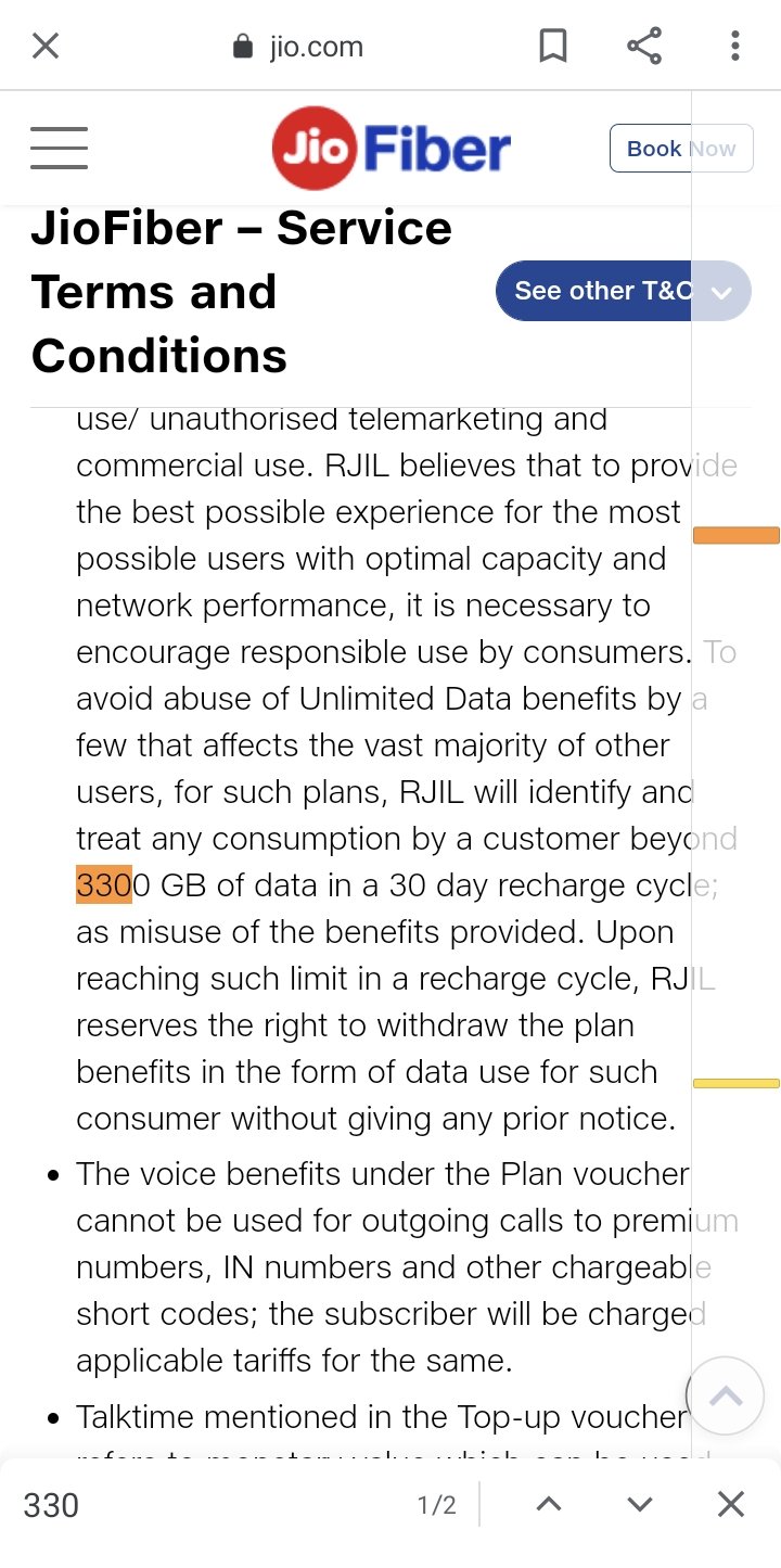 Anjula Hettige on Twitter: "FYI, the monthly FUP on most internet connections in India is 3.3 TB ...