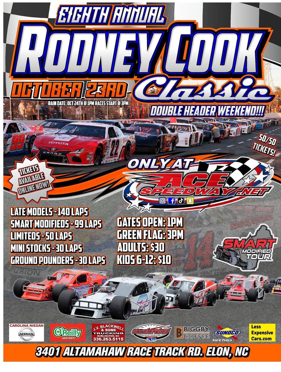 Late Model crown jewel Rodney Cook Classic to become doubleheader with ...