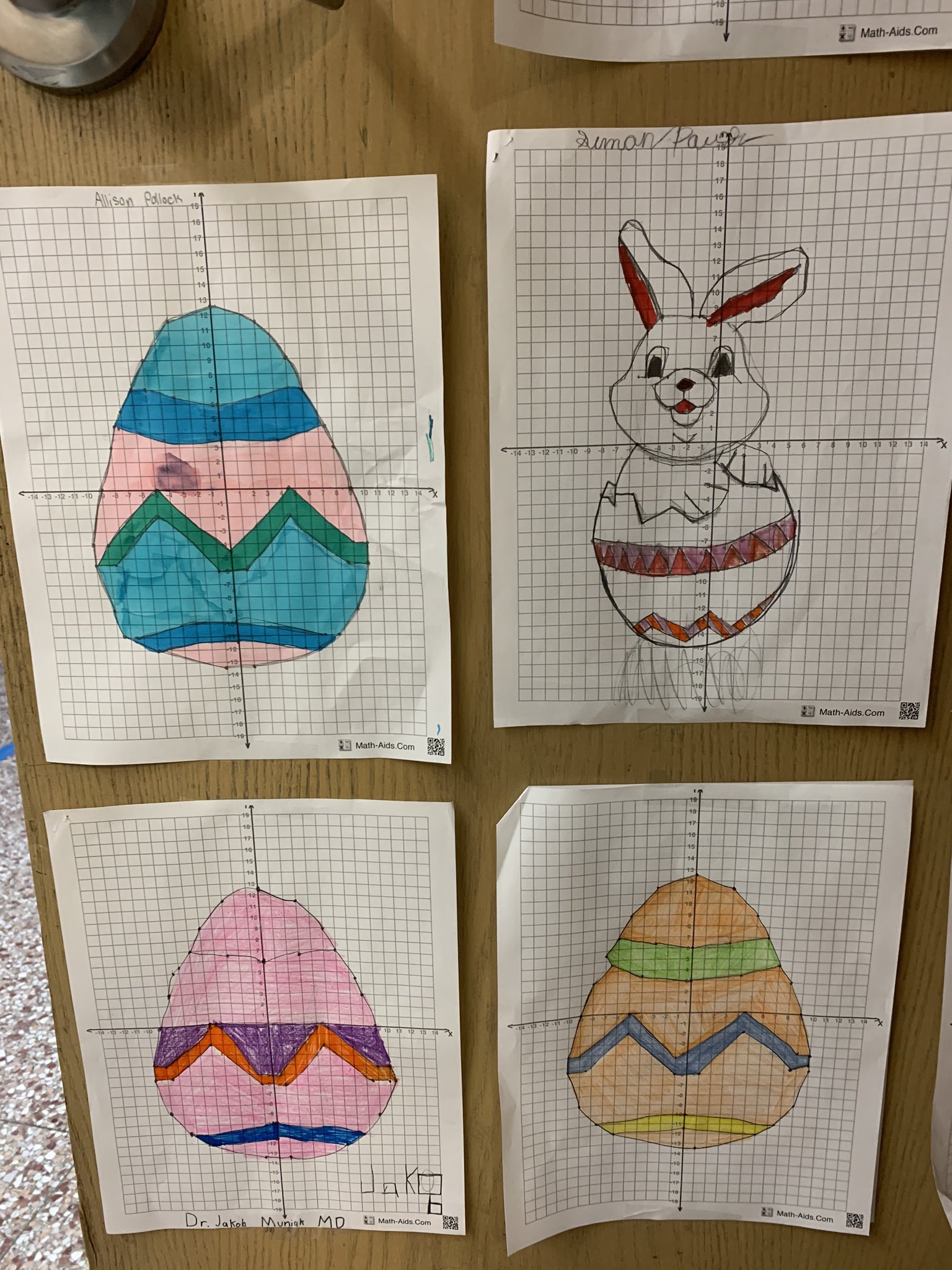 Coordinate Plane Designs