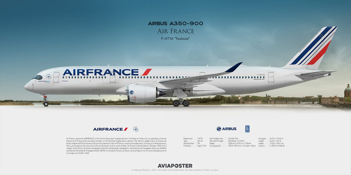 Aviaposter Profile Art Prints On X: Airbus A350-900 Air, 48% OFF