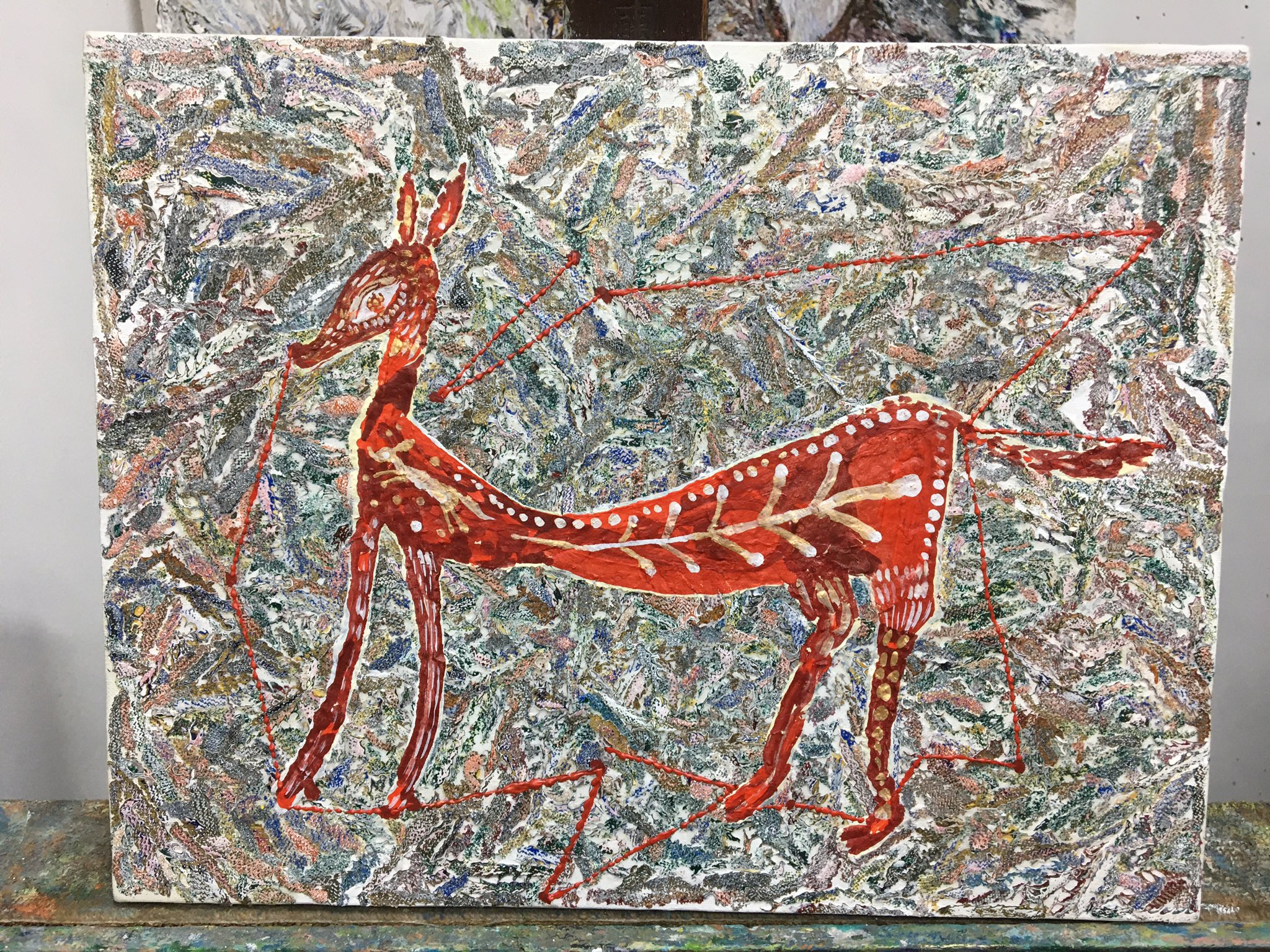 asaiyusuke on Twitter: "淺井裕介＋高山夏希によるユニットhowraによる個展を神宮前にあるなんて読むのかわからないでお馴染みのギャラリーEUKARYOTEにて行います ...