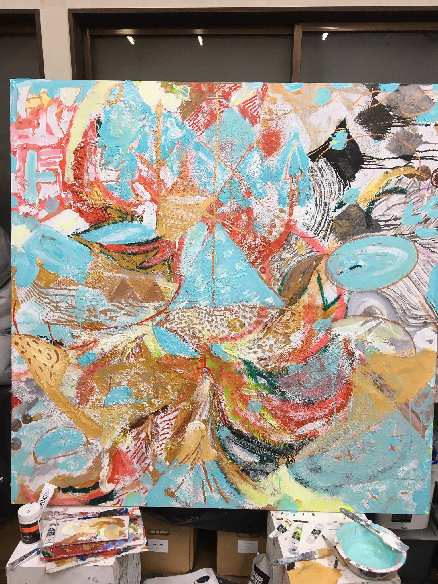 asaiyusuke on Twitter: "淺井裕介＋高山夏希によるユニットhowraによる個展を神宮前にあるなんて読むのかわからないでお馴染みのギャラリーEUKARYOTEにて行います ...