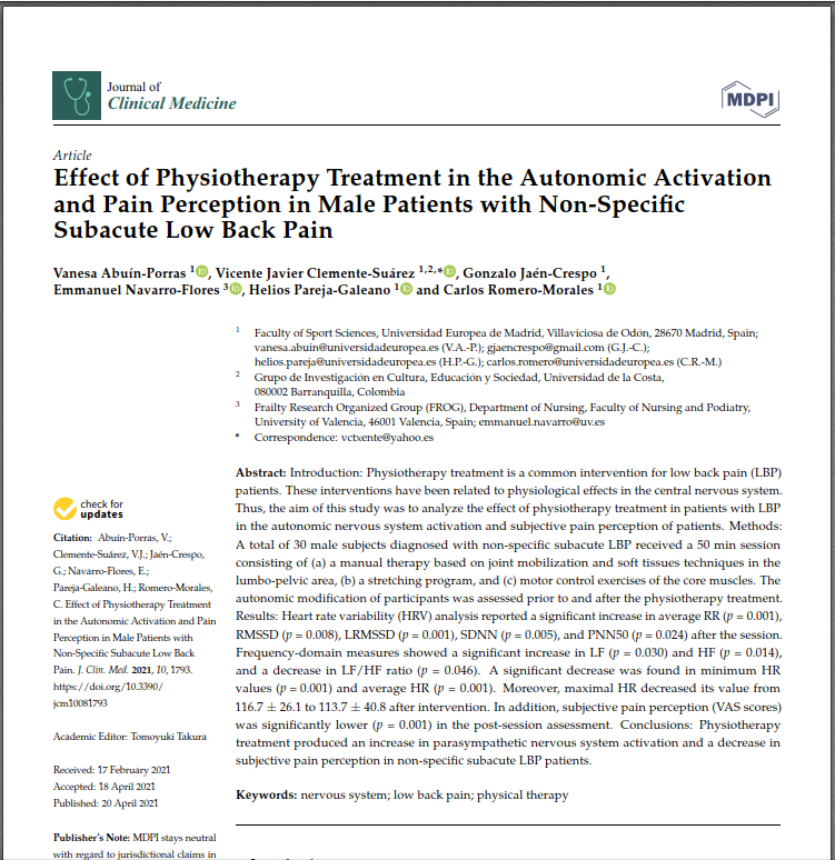 Physio Meets Science On Twitter Effect Of Physiotherapy Treatment In