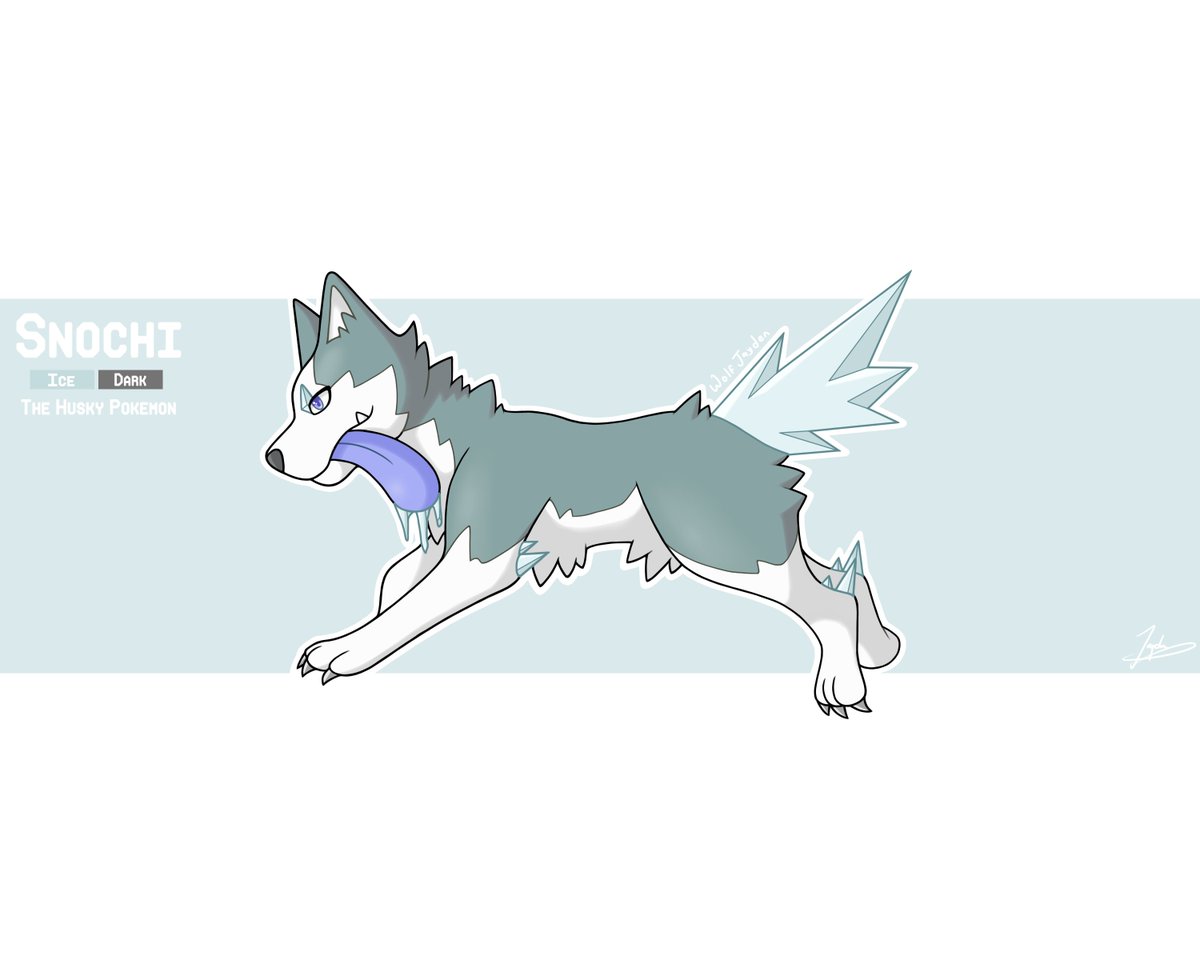 Ice Wolf Pokemon